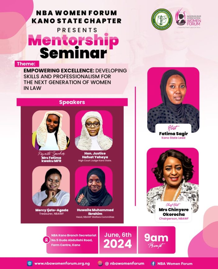 NBA Women Forum Kano State Hosts Mentorship Seminar on Developing ...