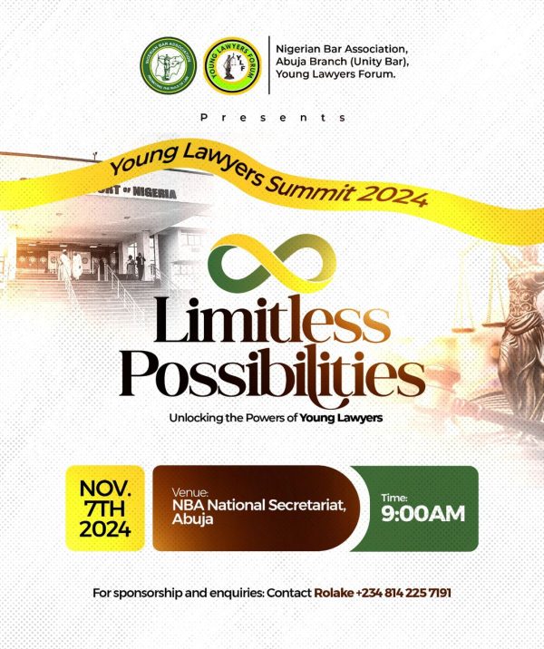 Unity Bar YLF Summit 2024: "Limitless Possibilities for Young Lawyers"