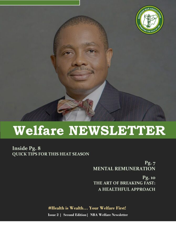 NBA Releases Second Edition of Bi-Monthly Welfare Newsletter