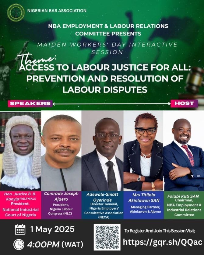 NBA-Employment & Labour Relations Committee Annual Workers’ Day ...