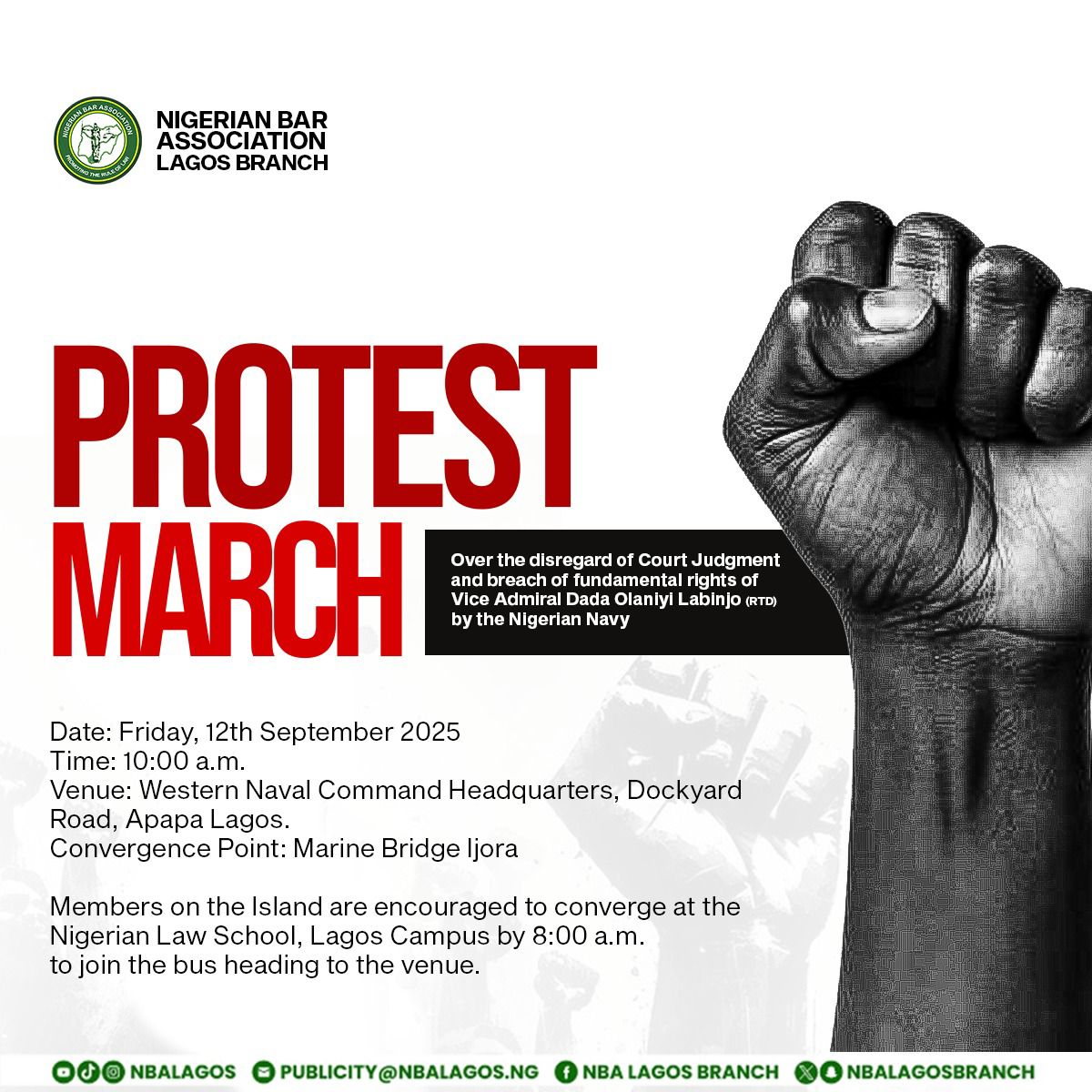 NBA ICLE: It's Tomorrow, Saturday 13th Sept 2025. You are Invited