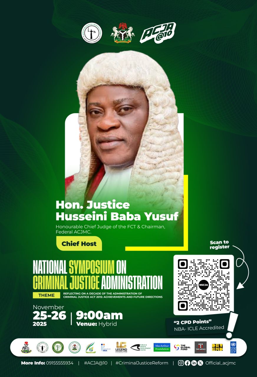 NSCJA 2025: NBA Announces Free Virtual Access as Nigeria Marks 10 Years of the ACJA