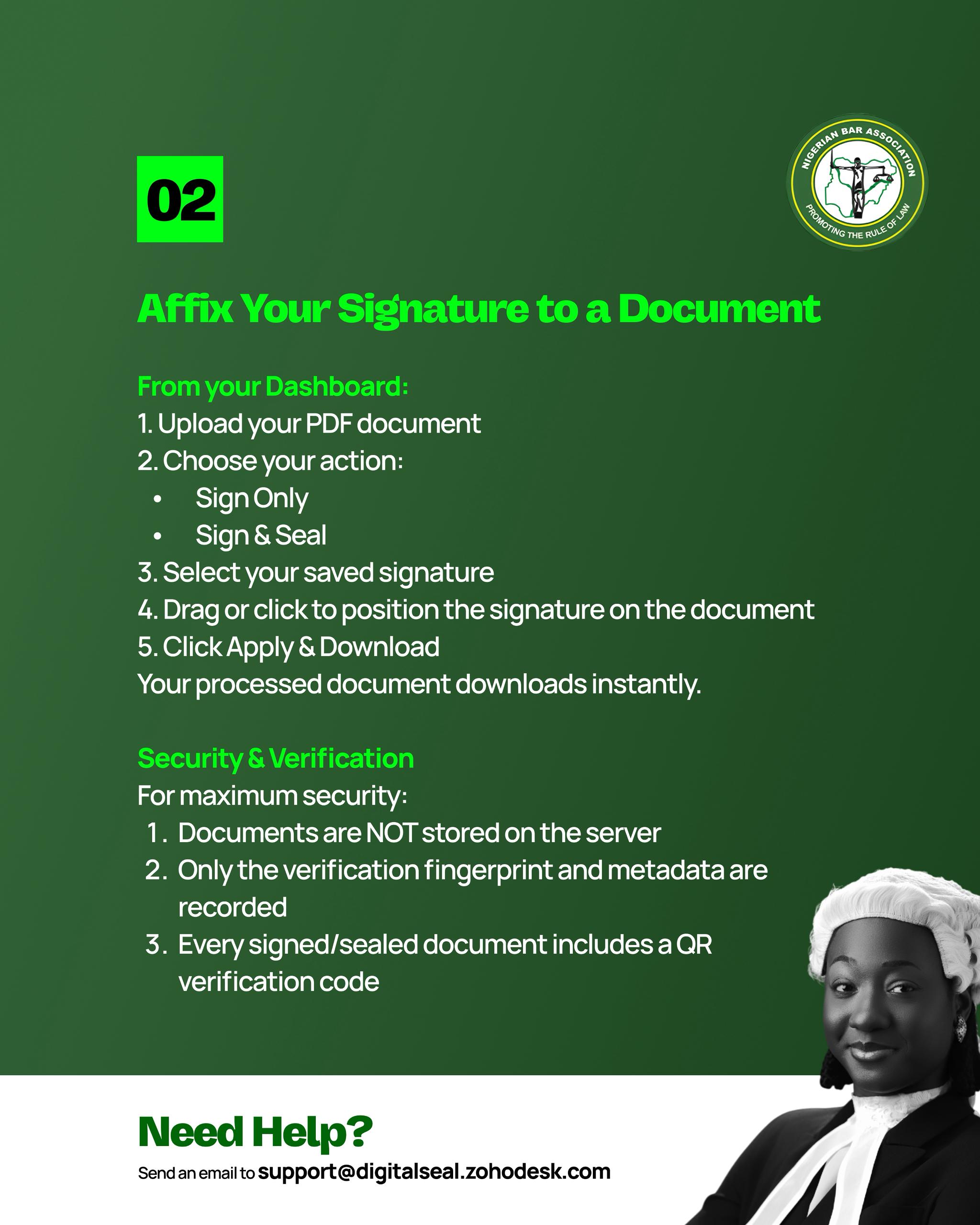 NBA INTRODUCES DIGITAL SIGNATURE STUDIO ON THE DIGITAL SEAL PORTAL