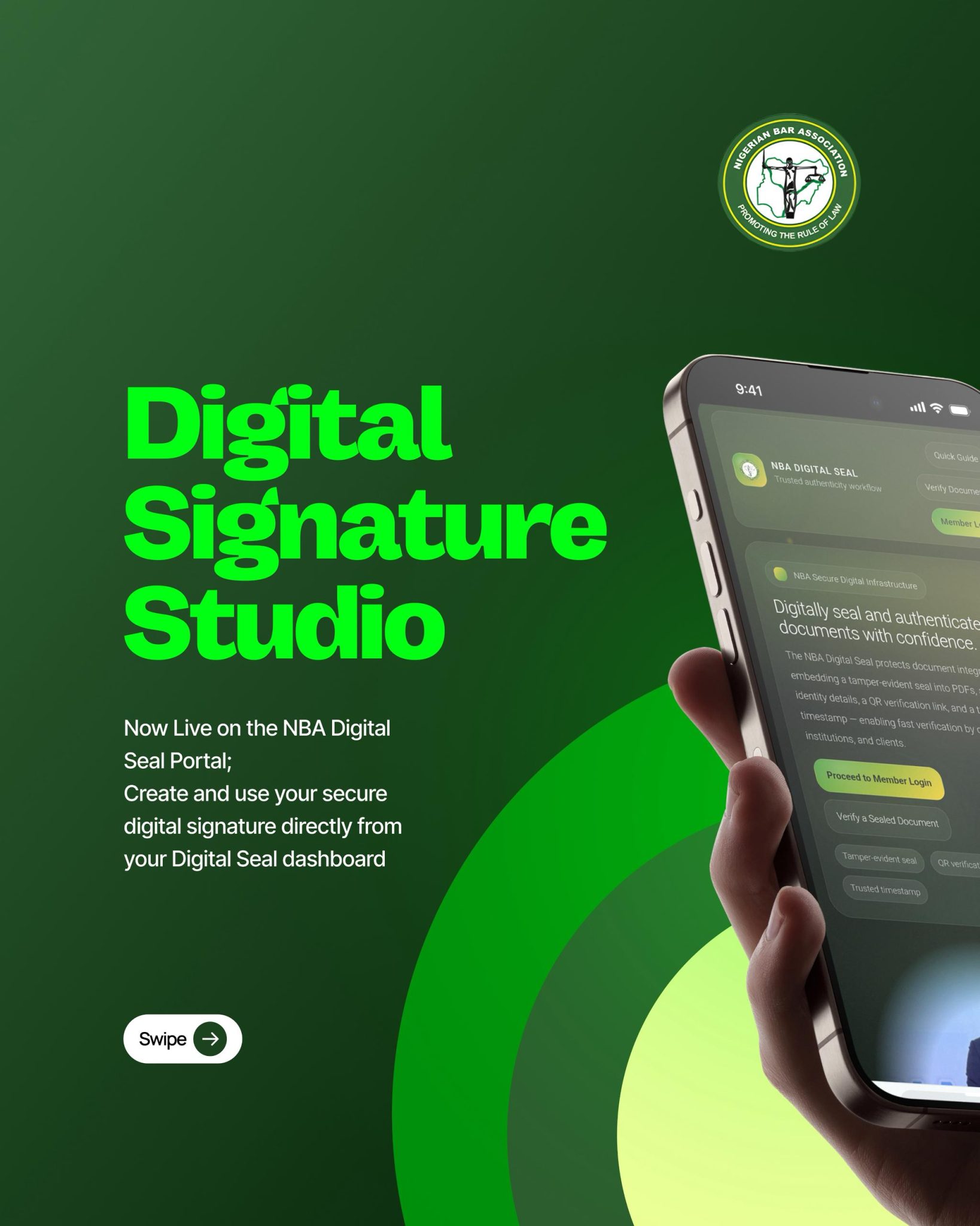 NBA Introduces Digital Signature Studio on the Digital Seal Portal